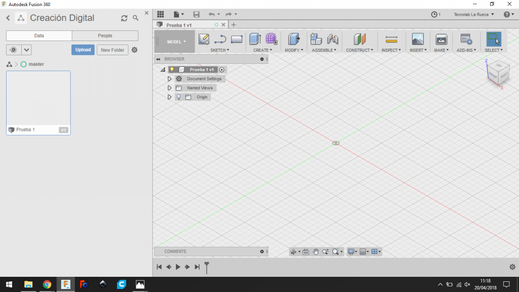 Impresión 3D – Introducción a Fusion 360 – TecnoLab La Rueca