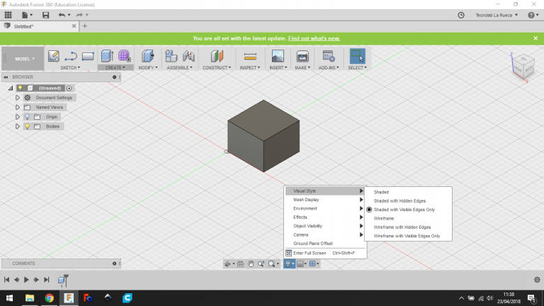 Impresión 3D – Introducción a Fusion 360 – TecnoLab La Rueca
